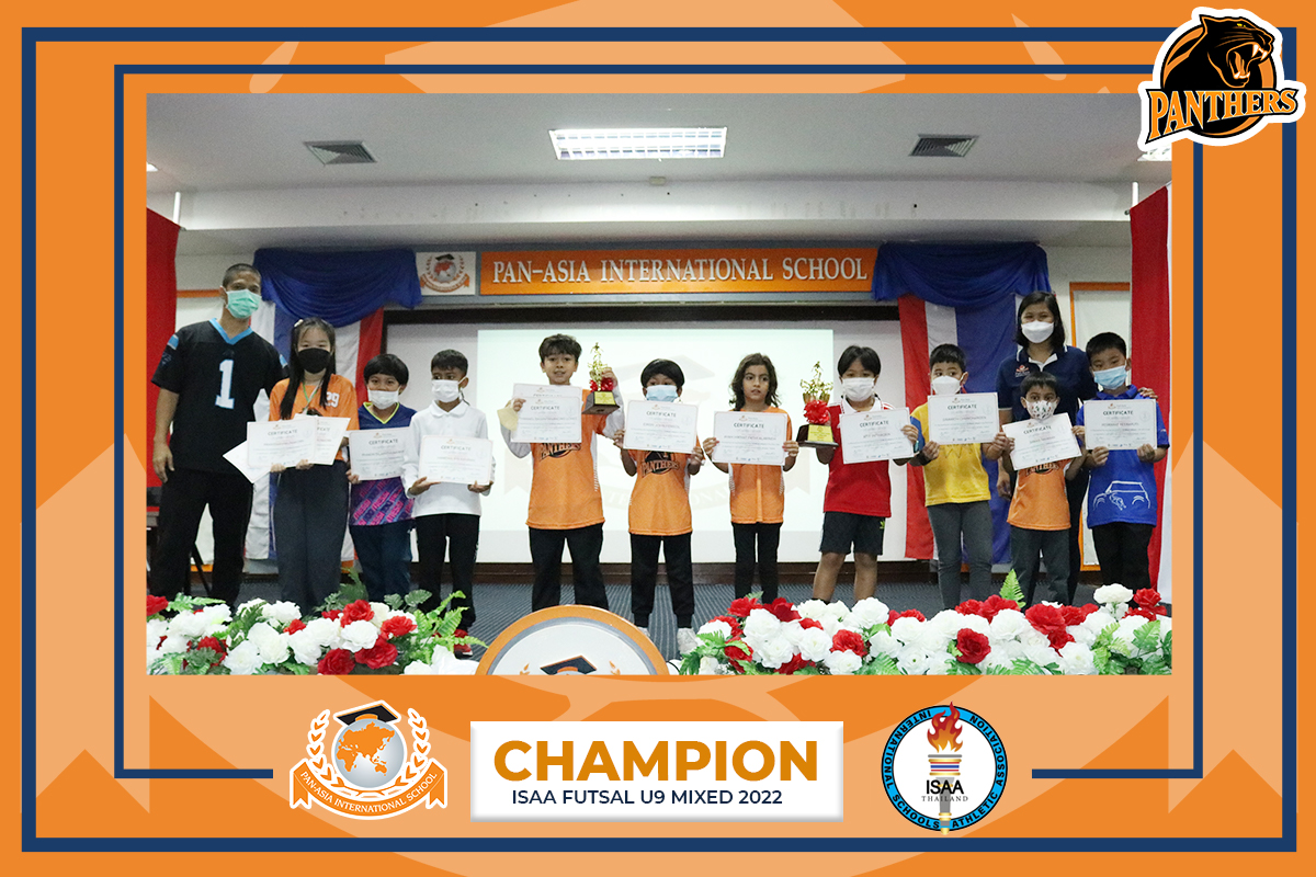 ISAA Futsal Achievements 2022 - Pan-Asia International School