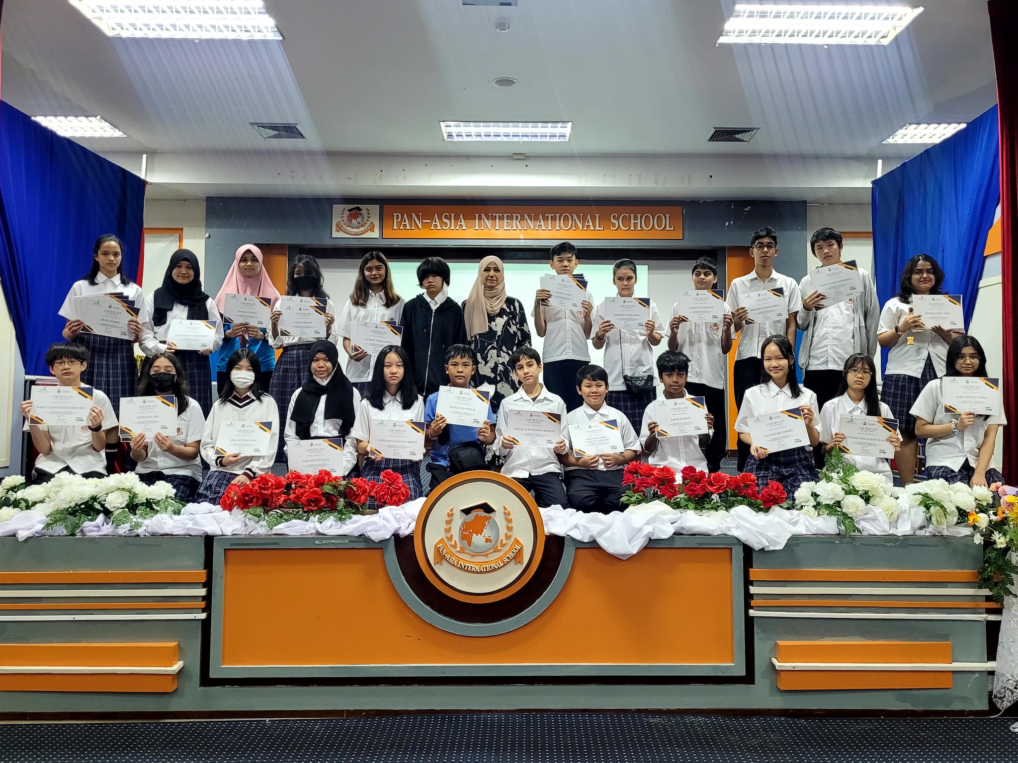 MAP Test Awardees Fall Season 2023-2024 - Pan-Asia International School