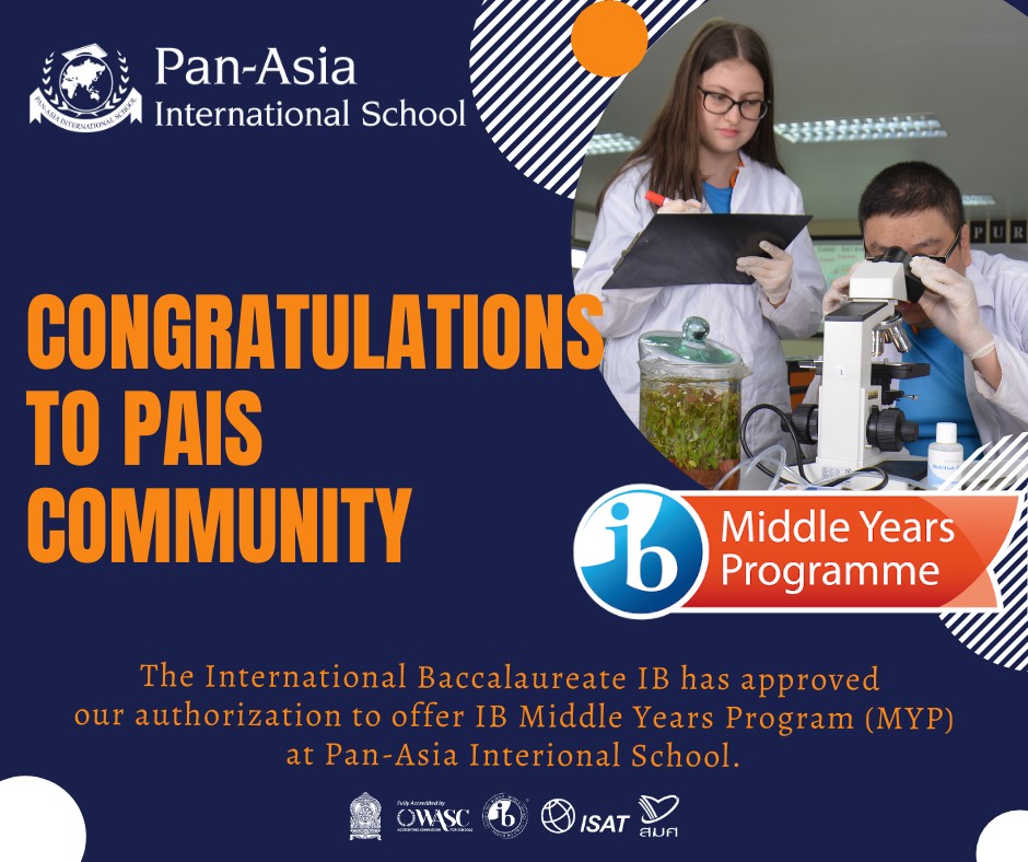 Congratulations to PAIS Community - Pan-Asia International School